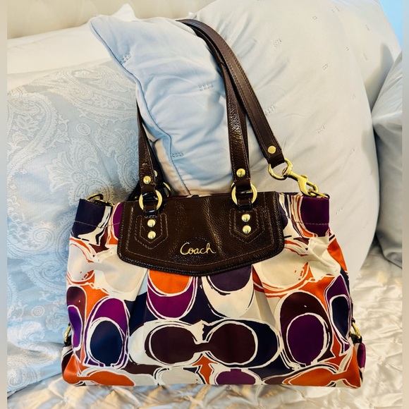 Coach | Bags | Coach Ashley Colorful Shoulder Bag Vintage | Poshmark